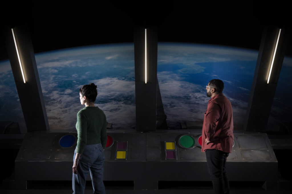 20. A visitor in the Observation Deck in Science Fiction Voyage to the Edge of Imagination (c ...